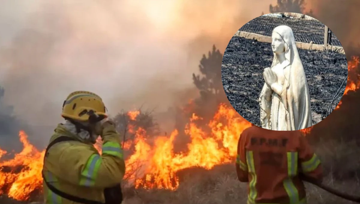 PROTECCIÓN DIVINA: La imagen de la Virgen que sobrevivió a los ...
