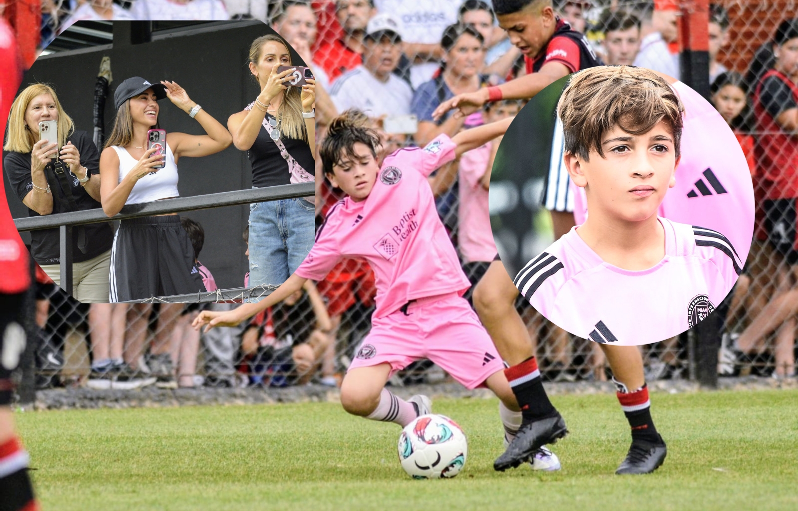 Las imágenes del debut de Thiago Messi en Rosario, con la 10 del Inter ...
