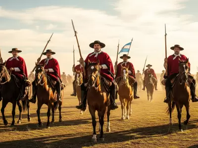 Por qué los gauchos de Güemes usaban ropa roja: el símbolo del poncho ...